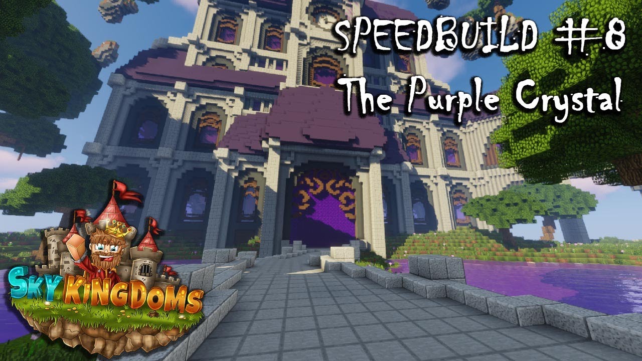 The Purple Crystal - Minecraft Speed Build Timelapse #8 - YouTube