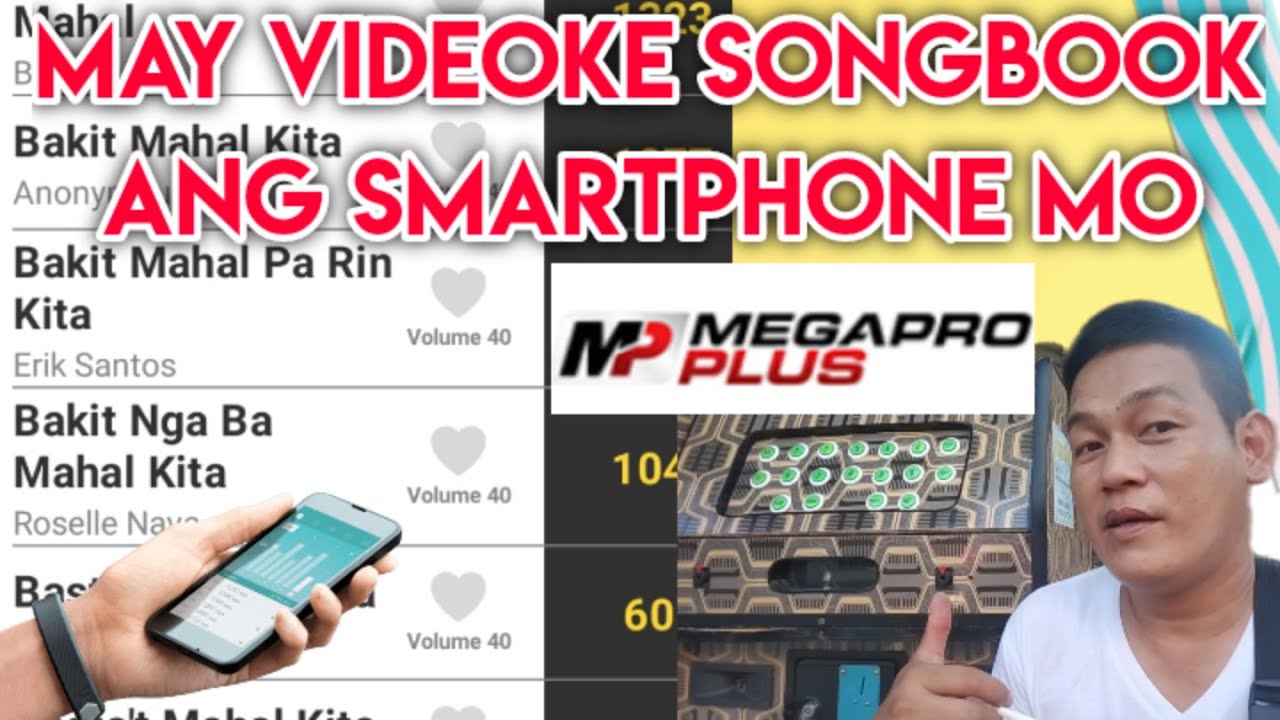 MEGAPRO PLUS DIGITAL SONGBOOK | VIDEOKE SONGBOOK SA SMARTPHONE MO - YouTube