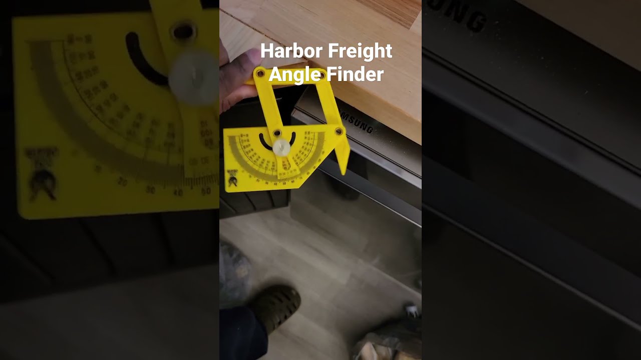 How to use the angle finder from Harbor Freight YouTube