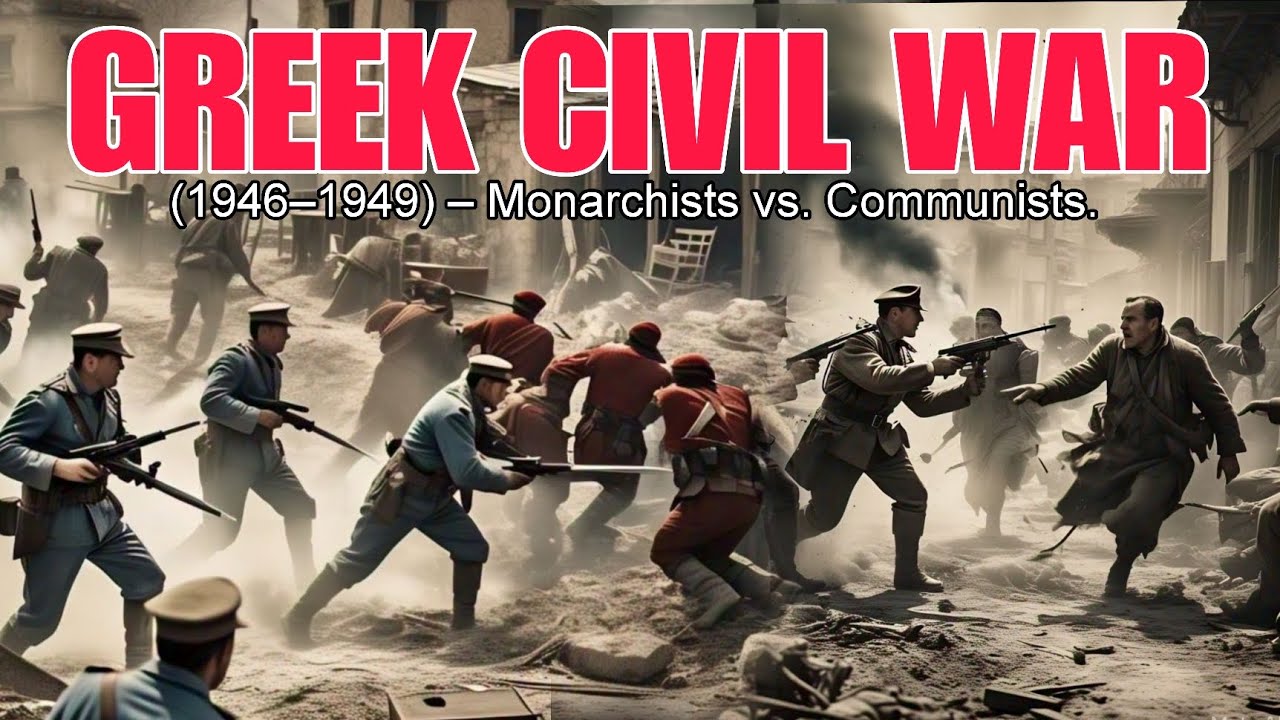Greek Civil War (1946–1949) Monarchists vs. Communists - YouTube