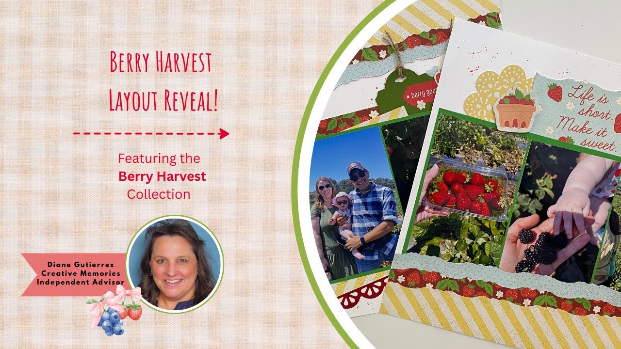 Berry Harvest Scrapbook Ideas You’ll Love! - YouTube