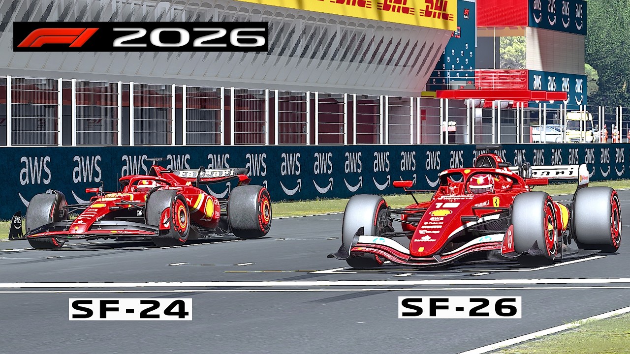 F1 2026 Ferrari Showdown SF-24 vs SF-26 Spanish Grand Prix Assetto ...