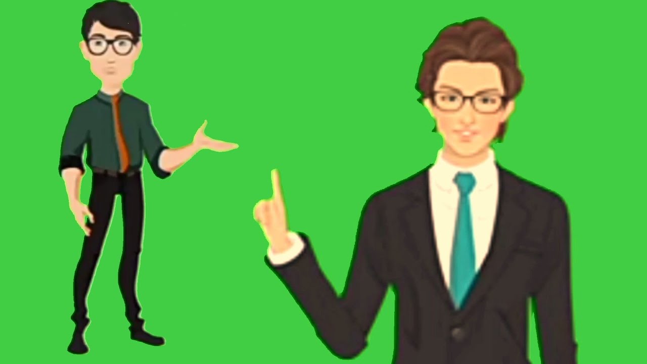 3D green screen characters news proper talking man 3D& Full HD Free ...