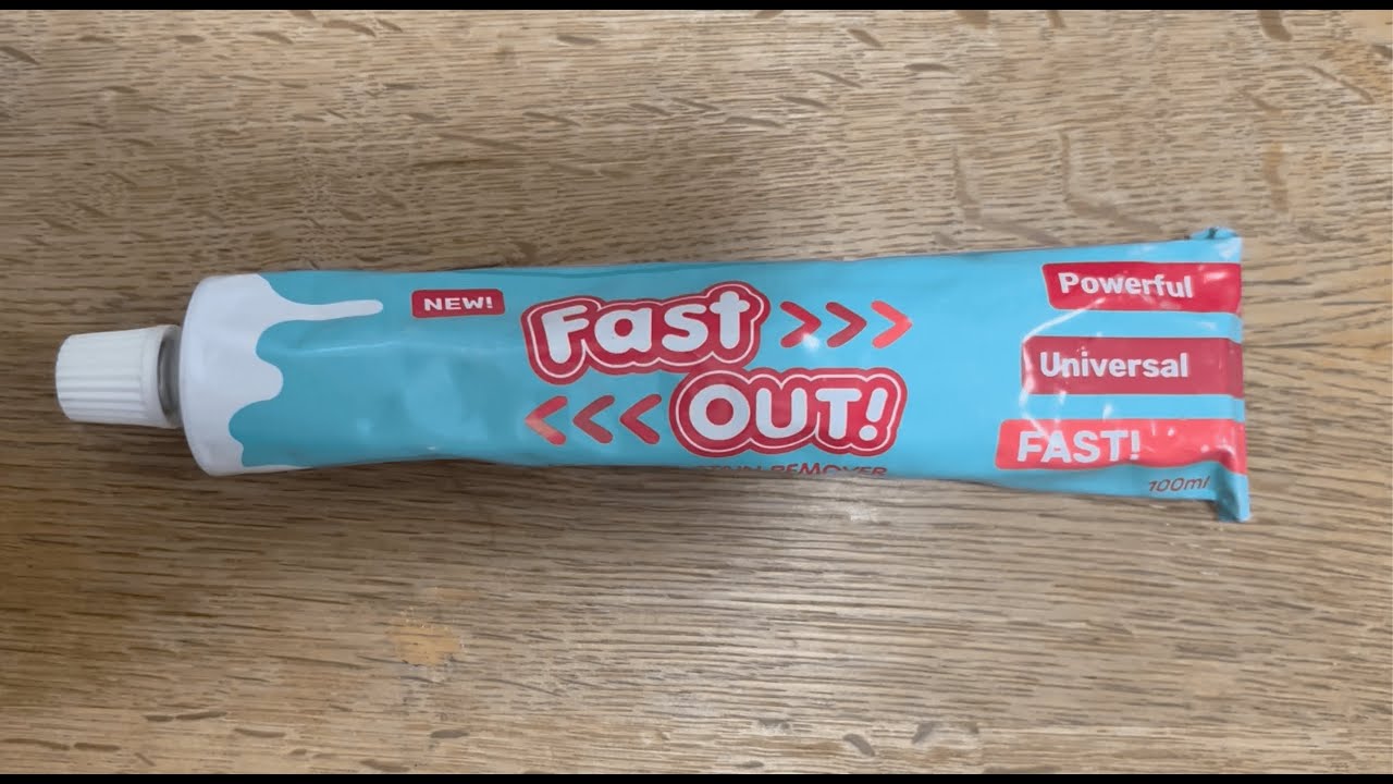 Review of Must Have Ideas' Fast OUT! Universal Stain Remover - YouTube