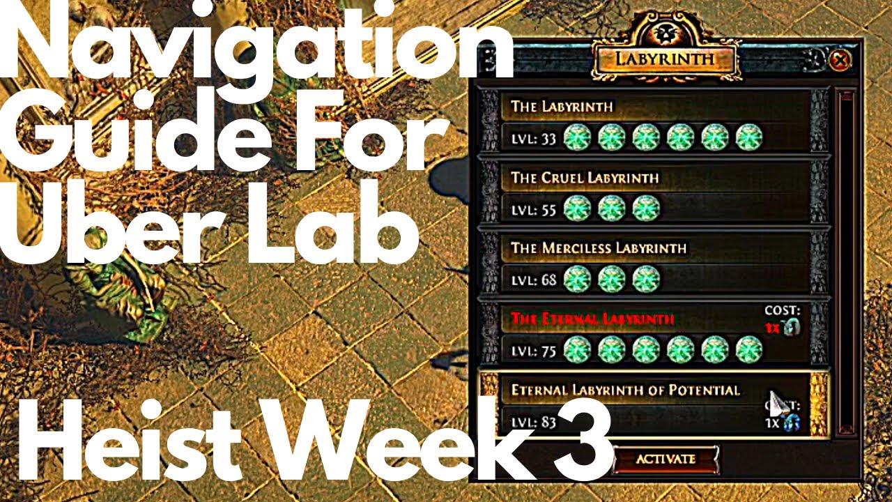 Path of Exile: Lab Layout Basics Episode 3 - YouTube