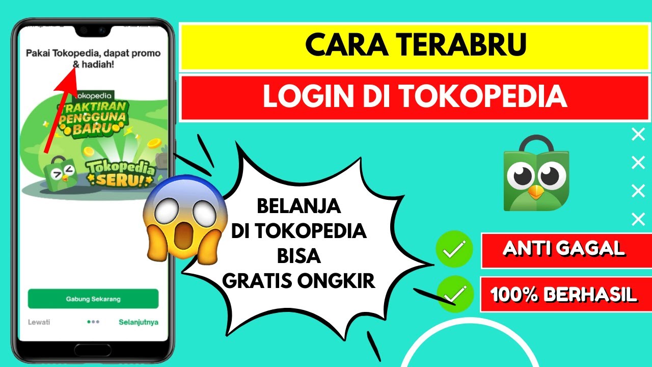 Cara Login di Akun Tokopedia - YouTube