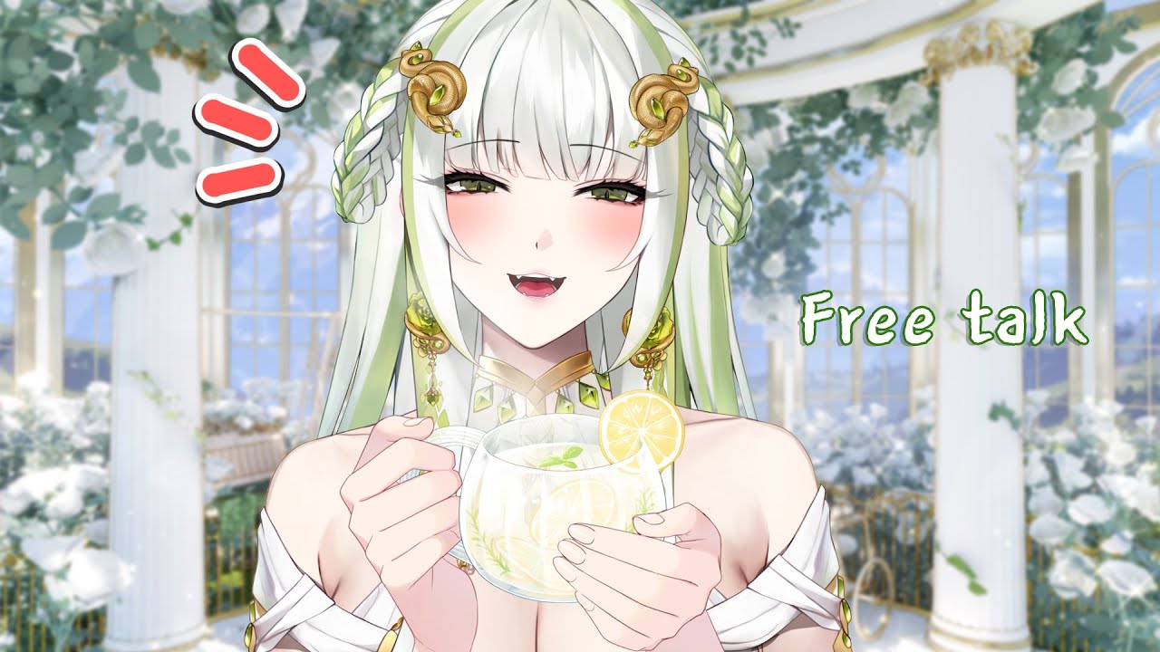 【잡담】 뱀신 보고싶었어? 보고싶었어?💚 #vtuber - YouTube