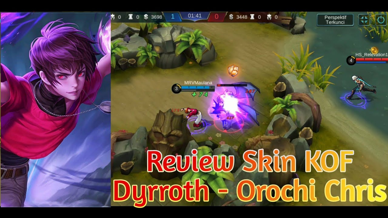 Mobile Legend Indonesia - Review Dyrroth Orochi Chris - YouTube