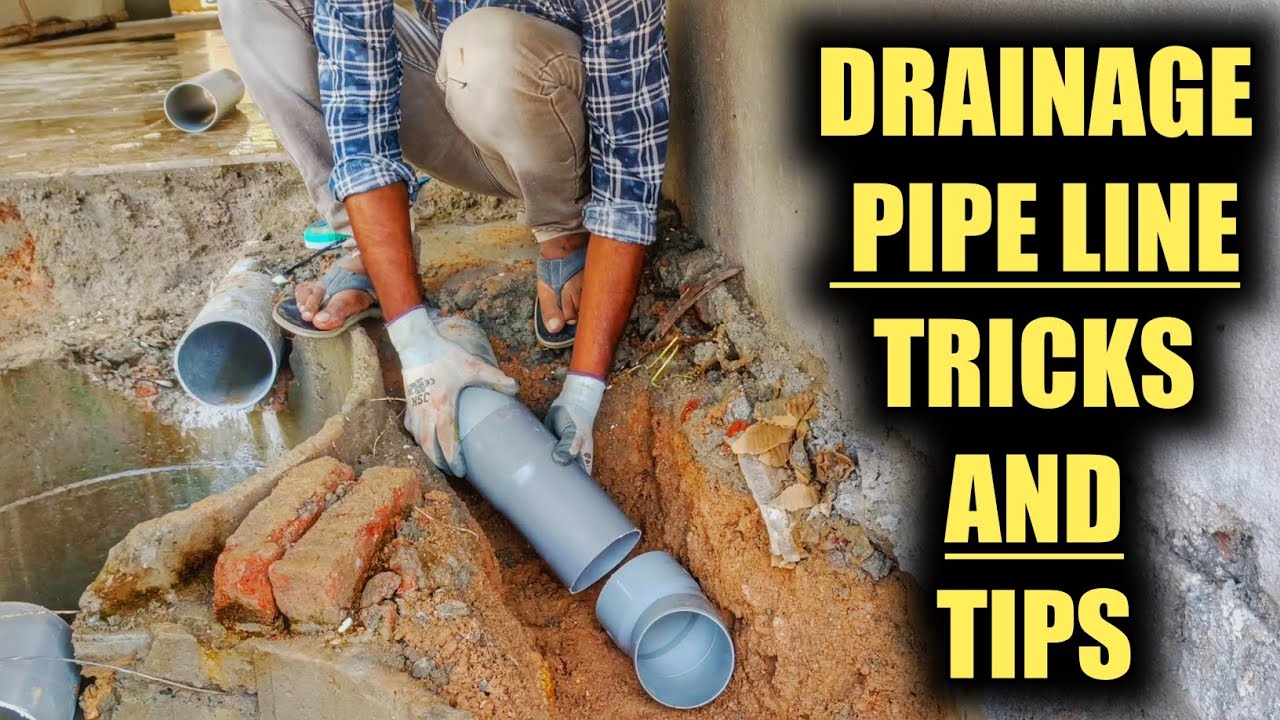 How to use 45° Elbow | Drainage pipe line tricks and tips | bathroom ...