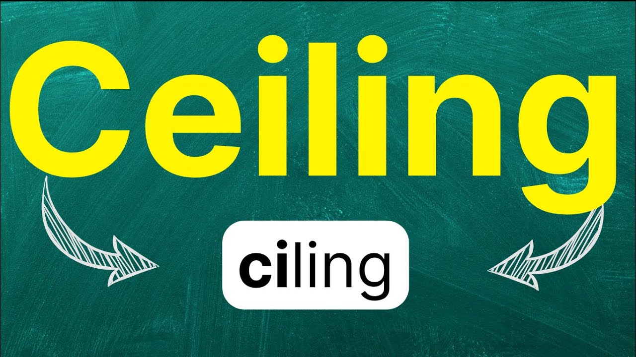 Cómo pronunciar: 'Ceiling' 'Techo' 'Cubierta' 'Falso techo' en inglés ...