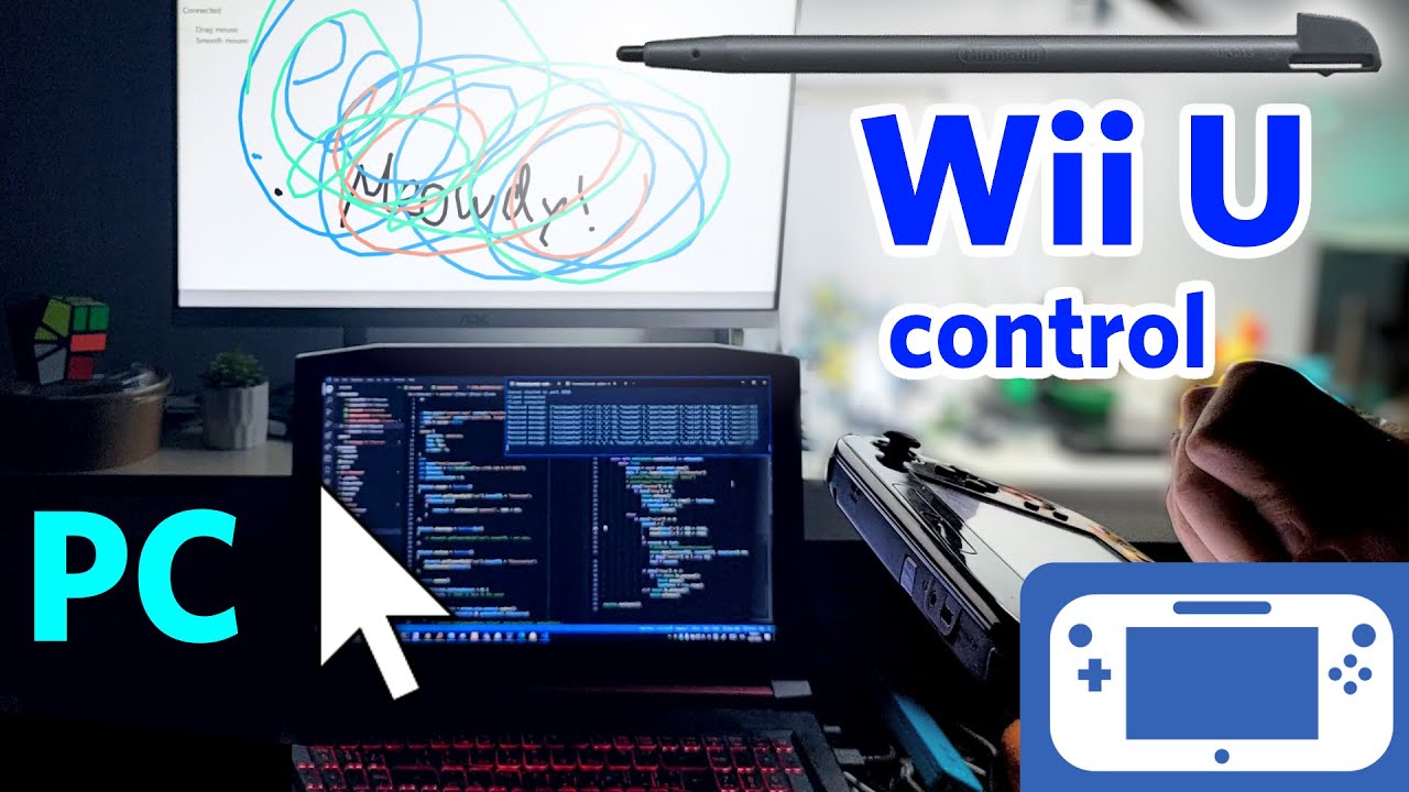 Wii U touchscreen to PC mouse controller - YouTube