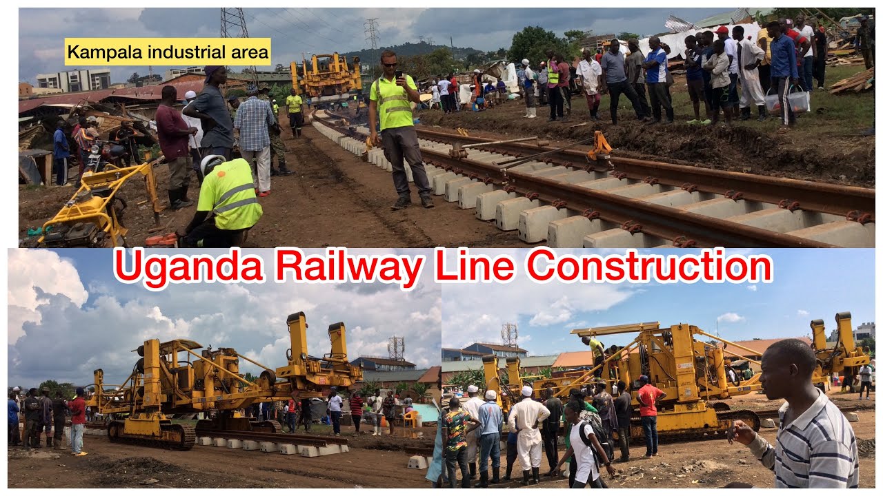 The Uganda Railway Line Construction Update | How the rail tracks are ...