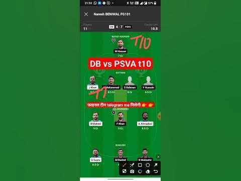 db vs psva dream11 prediction.db vs psva player stats.gb vs psva scorecard.ecs krefeld t10 2023 ...