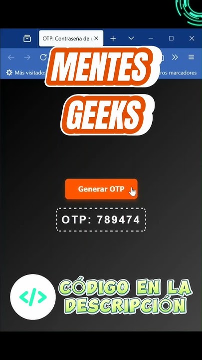 Cómo crear un generador de #contraseñas de un solo uso | #HTML #CSS y #JavaScript # ...