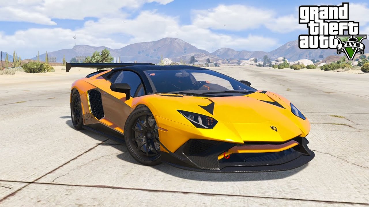 LAMBORGHINI BALAP AVENTADOR ROADSTER MOBIL TERMAHAL DUNIA DUNIA - GTA V ...