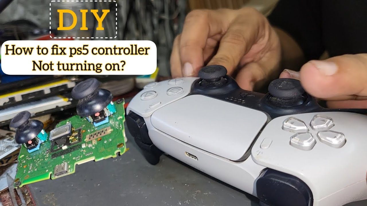 how to fix ps5 controller not turning on? | DIY | self repairing ...