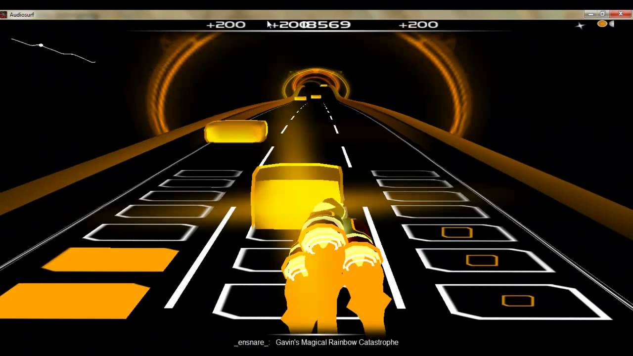Audiosurf: _ensnare_ - Gavin's Magical Rainbow Catastrophe