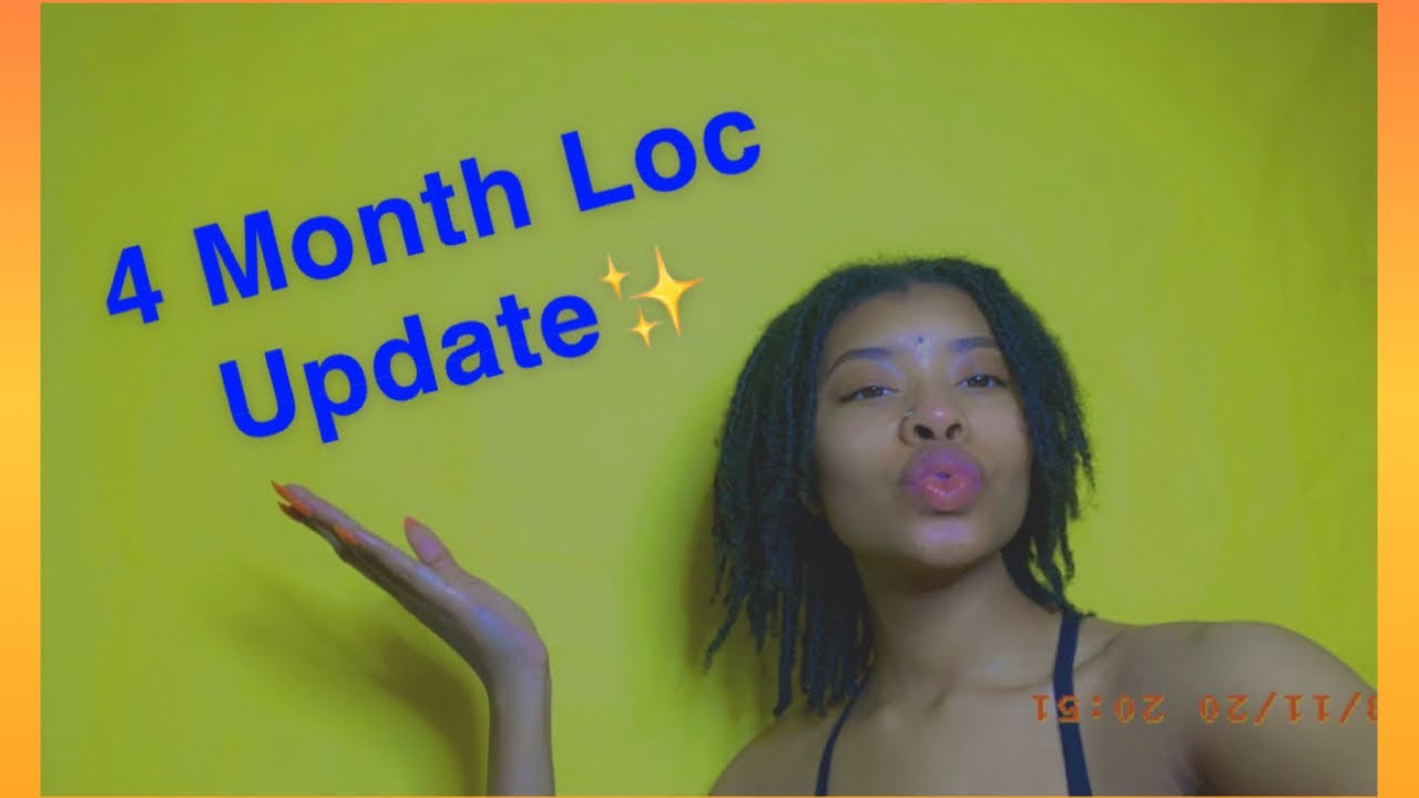 4 Month Loc Update | Starter Locs | Comb Coils on Long Natural Hair ...