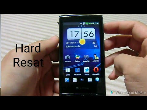 Hard Reset SHARP 003SH Galapagos - YouTube