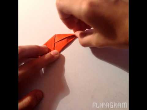 Cool origami post it note thing - YouTube