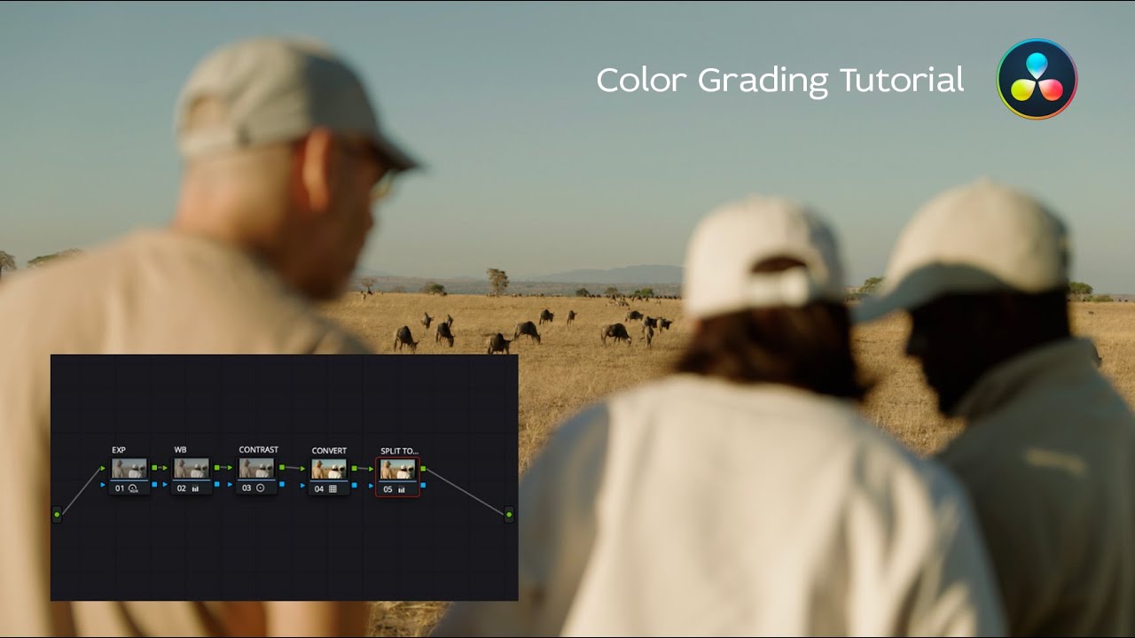 Color Grading your Footage Pt 2 Simple Davinci Node Tree - YouTube
