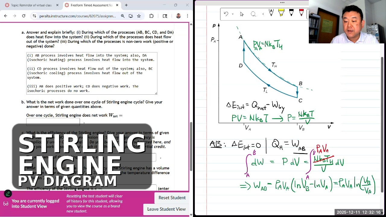 Physics 4B - Thermodynamics Freeform Timed Assessment Part 2 Demo ...