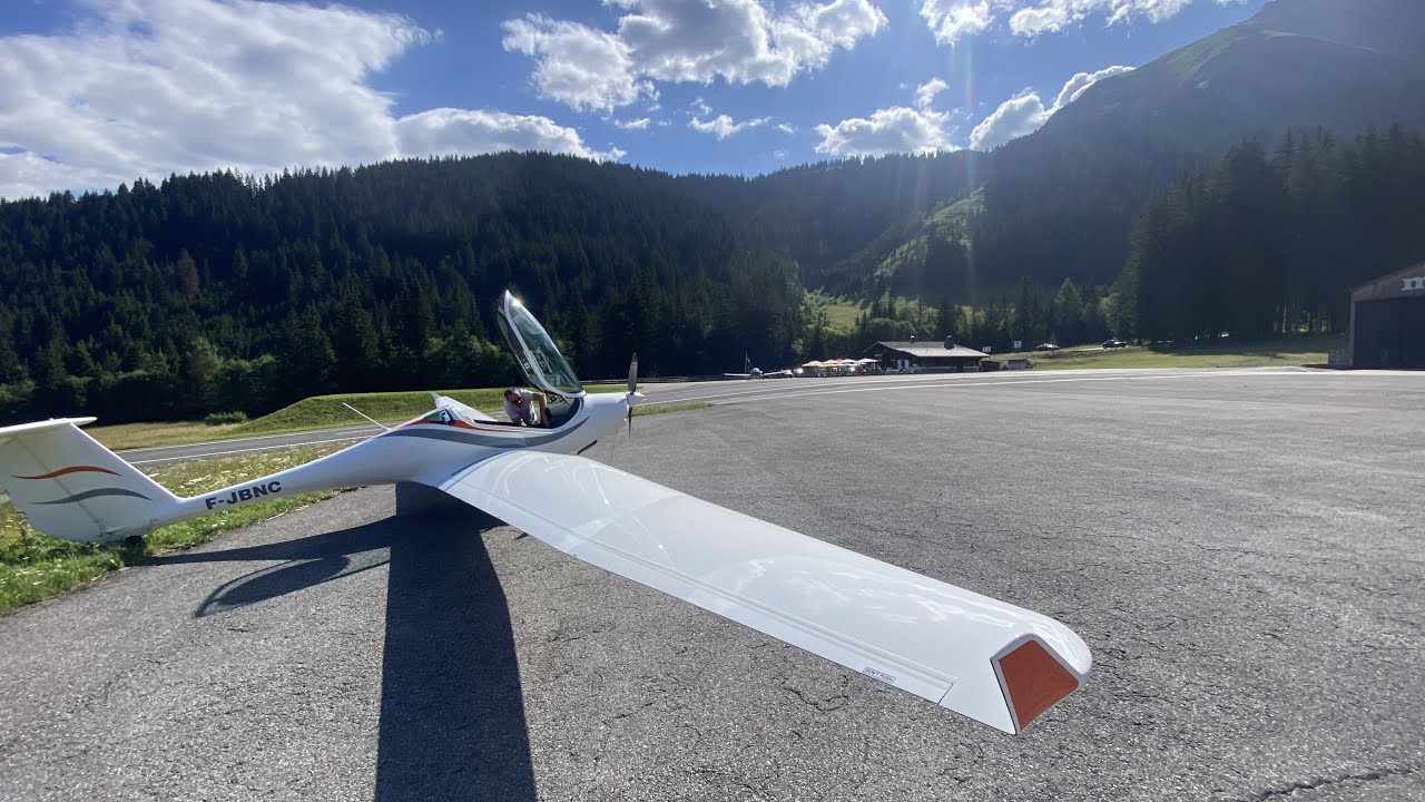 Un super vol dans les Alpes en moto-planeur ULM phœnix avec Philippe ...