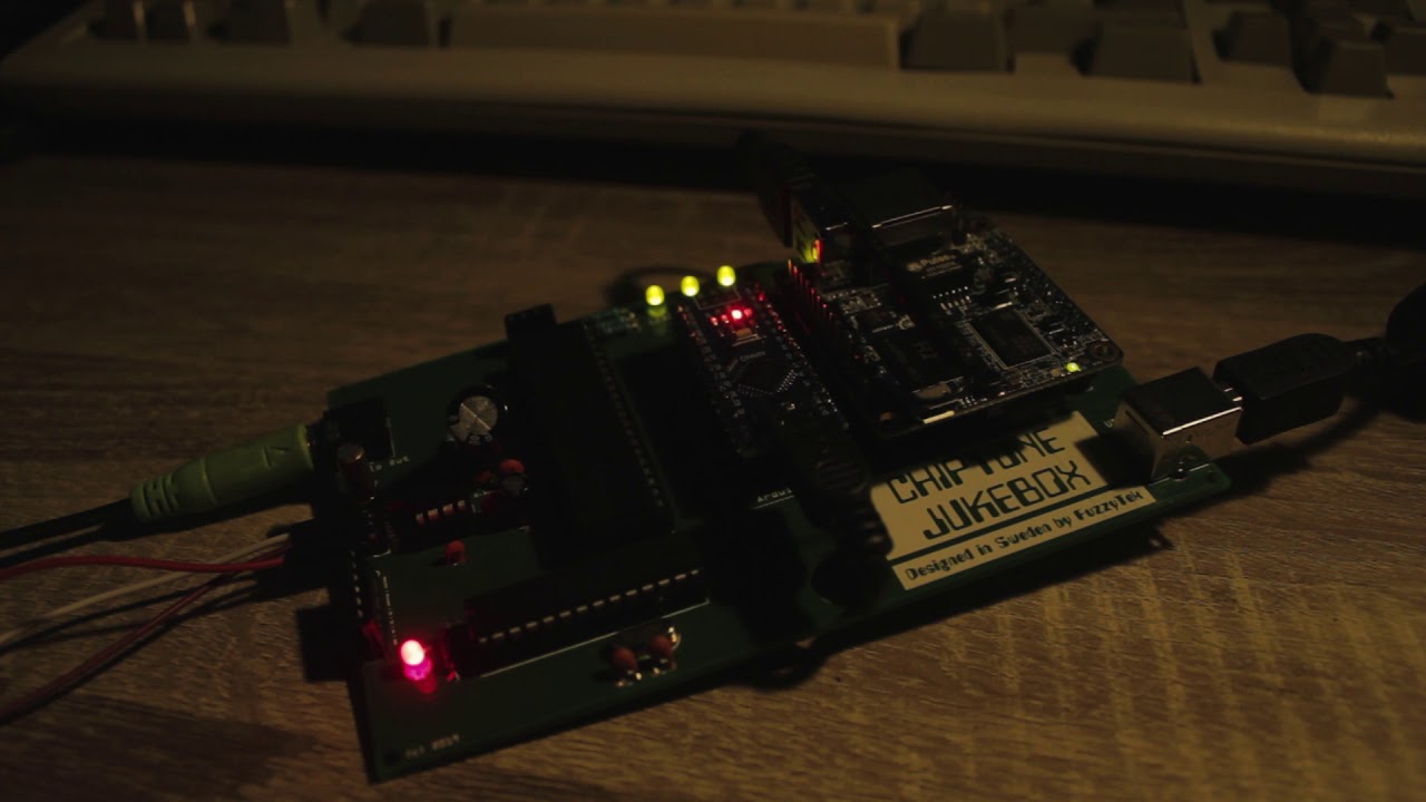 The Chiptune Jukebox Project on a Custom PCB - YouTube