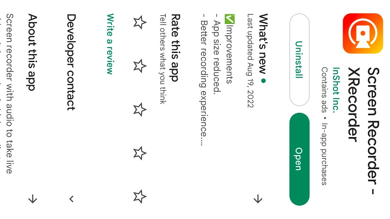 phone screen recording with application screen recorder-Xrecorder - YouTube