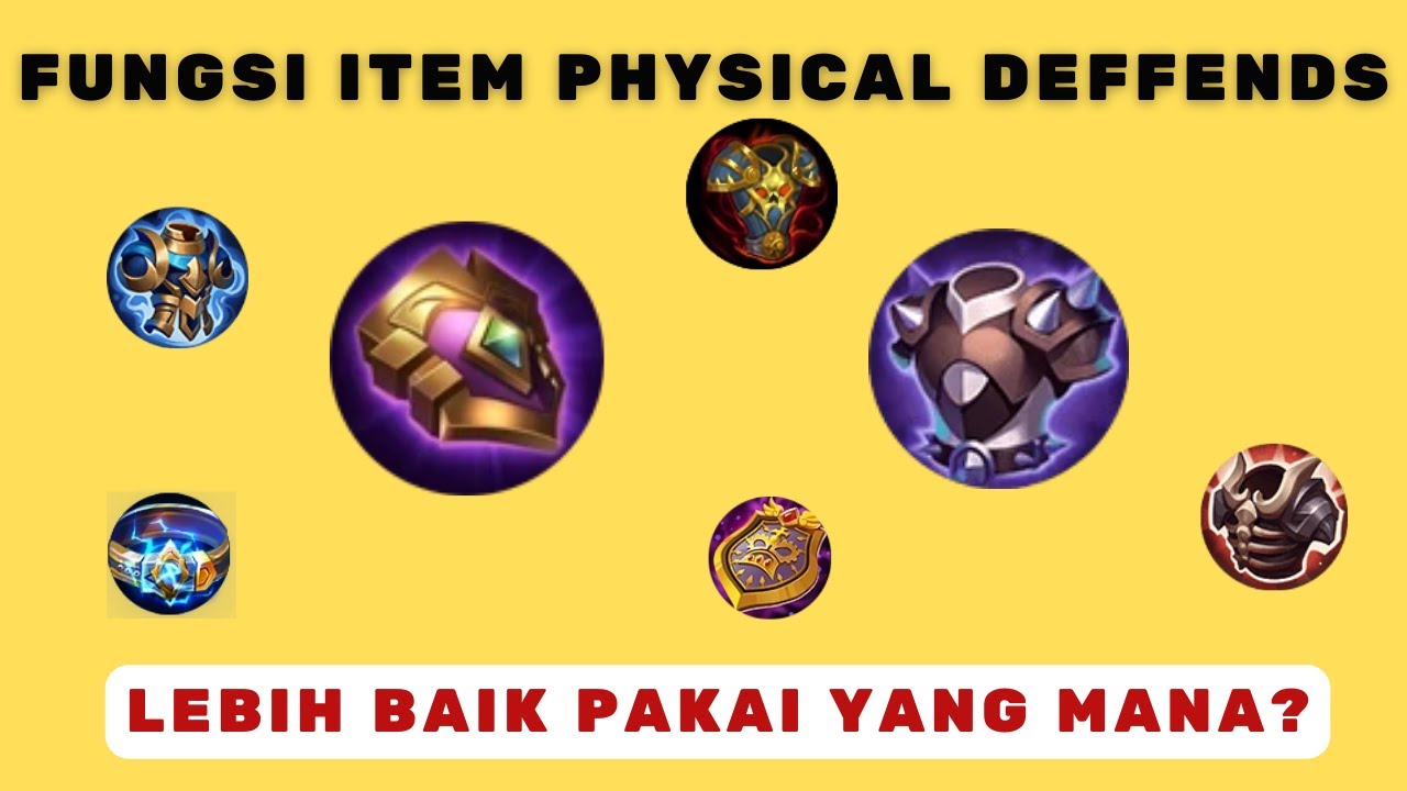 KEGUNAAN ITEM TANK PHYSICAL DEFFEND UNTUK COUNTER ITEM DAMAGE PHYSICAL ...