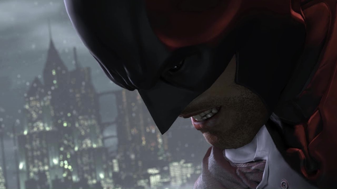 The one time Batman cracks a SMILE - YouTube