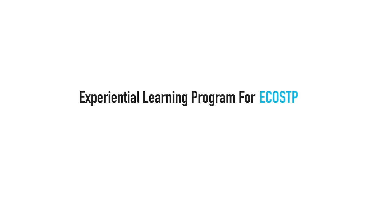 Experiential Learning Program - ECOSTP - YouTube