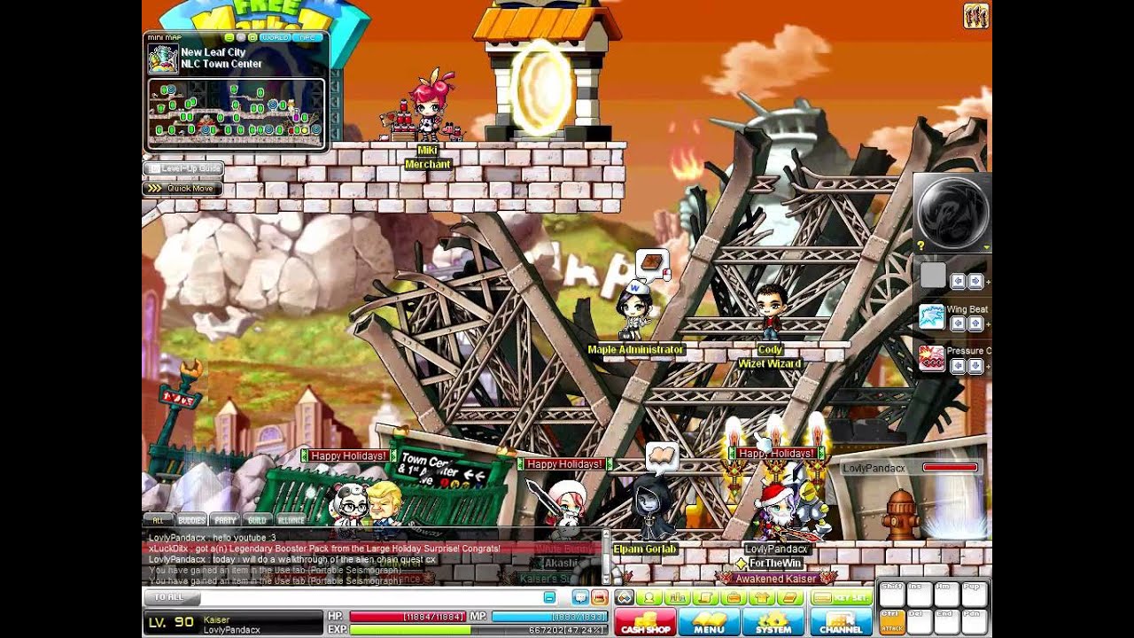 MapleStory - Alien Chain Quest - YouTube