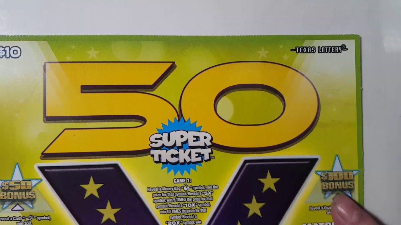 2 NEW 50X SUPER TICKETS! TEXAS LOTTERY SCRATCH OFF TICKET - YouTube