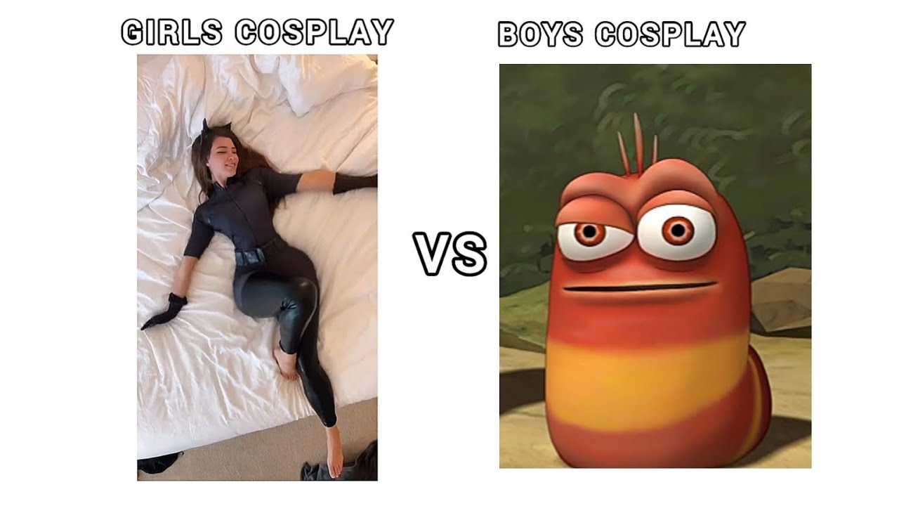girls vs boys cosplay • Oi oi oi red larva #meme #memes #funny #cosplay ...