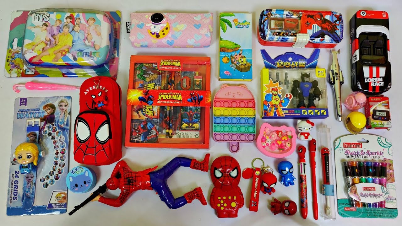 Ultimate Collection of Spiderman Toys, BTS, Projector Watch, Robot ...