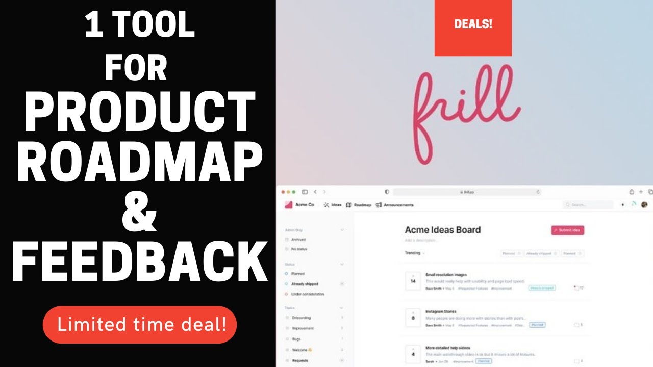🟢 FRILL - What is it? (Use is to collect product feedback, build ...