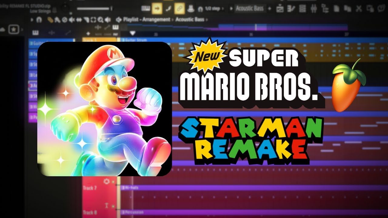 [ FLP ] New Super Mario Bros. - Starman / Invincibility REMAKE FL ...