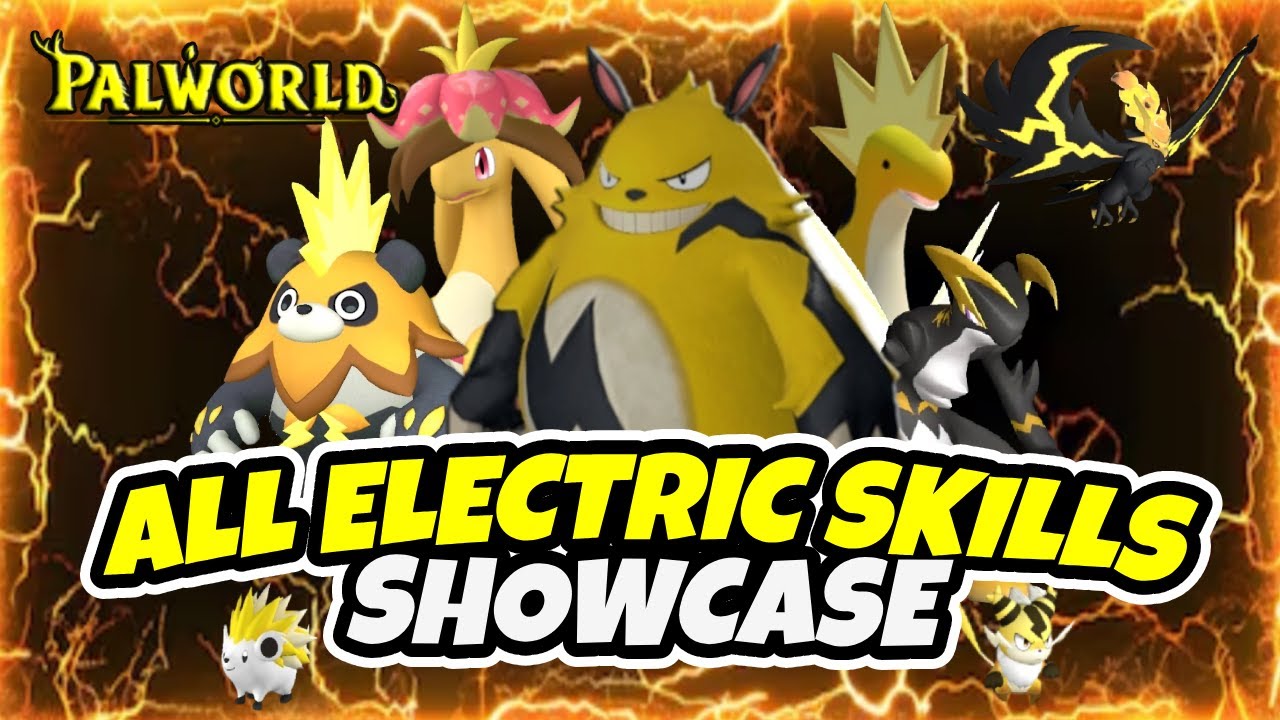 PALWORLD - All Electric Active Skills Showcase - YouTube