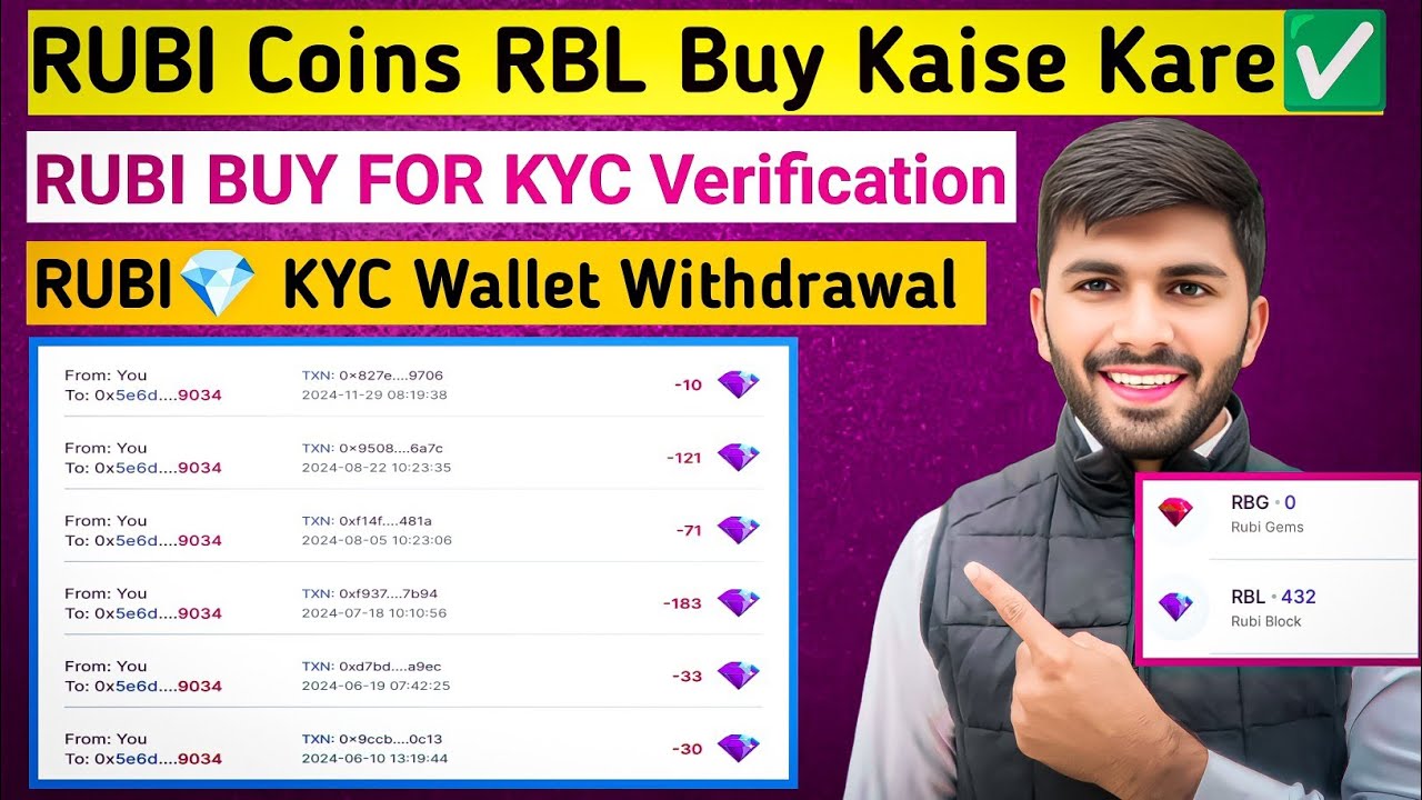 RUBI RBL Coins Buy Kaise Kare 💎| RUBI Coins Buy For KYC | RUBi Wallet ...