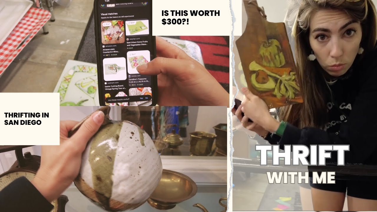 Thrifting In San Diego | Thrift With Me - Finding Vintage Treasures To ...