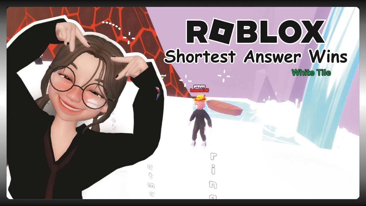 Roblox Shortest Answer Wins | WHITE TILE - YouTube