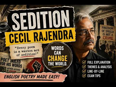 Sedition by Cecil Rajendra Explained in Under 7 Minutes! | Grade 10 CAPS Poetry