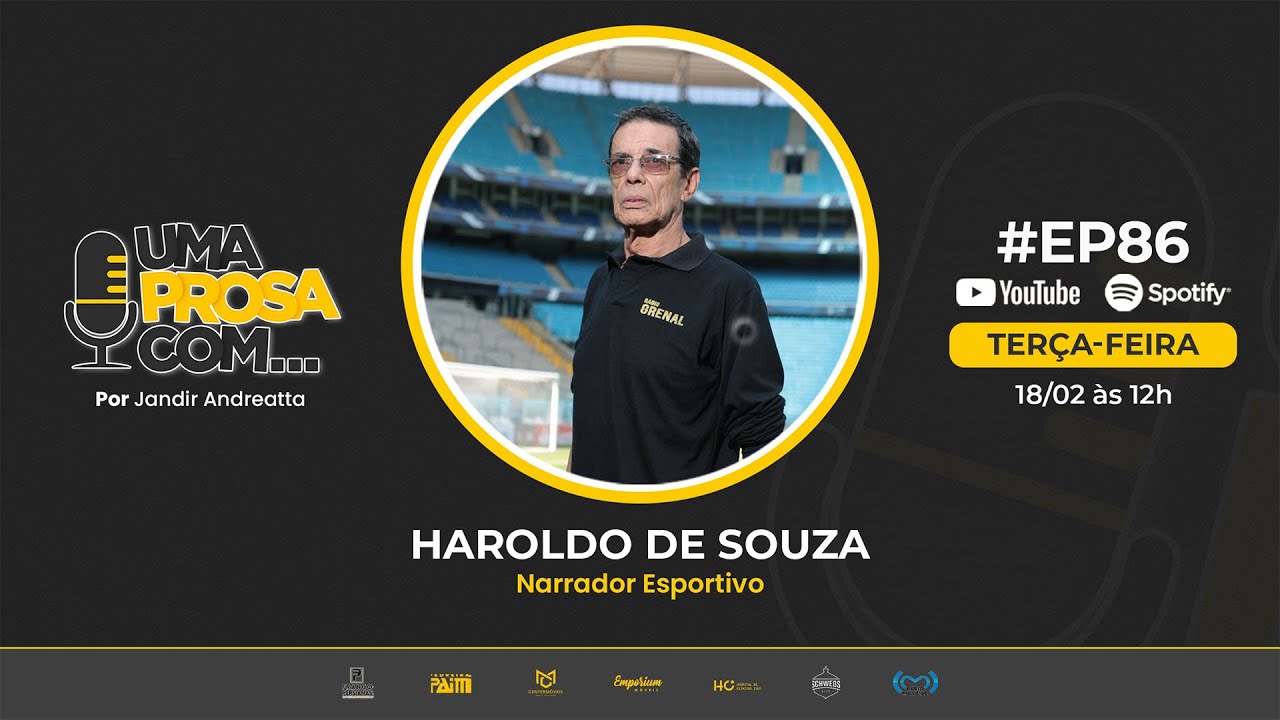 #EP86 Uma Prosa Com... Haroldo de Souza - YouTube