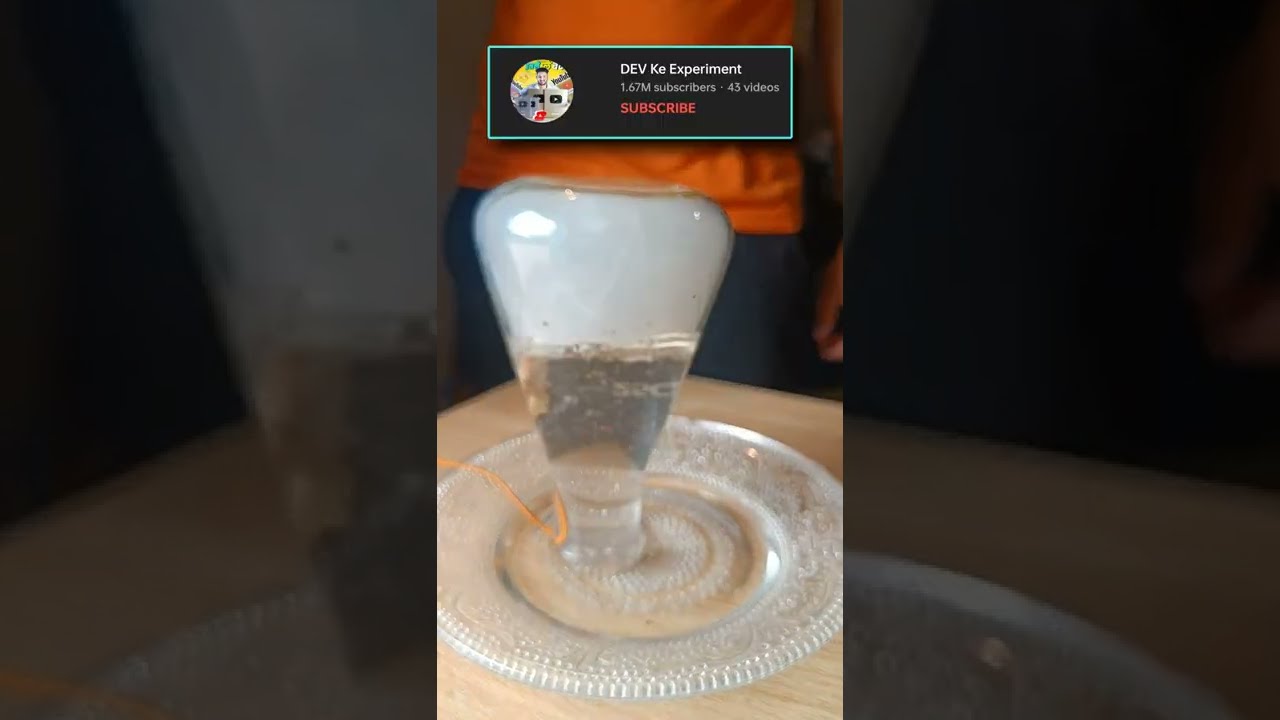 Inverted Flask Water Filling #shorts - YouTube