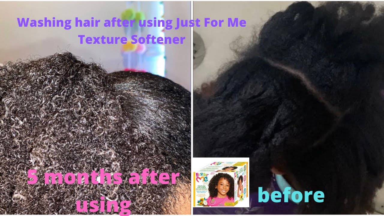 5 Months After Using Just For Me Texture Softener No-Lye System on ...