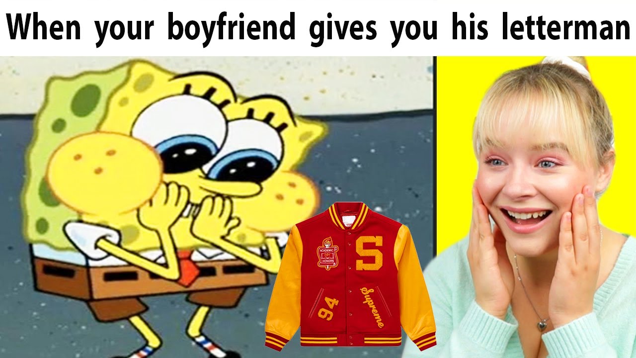 (SHOE GIVEAWAY!) Relatable School SpongeBob Memes - YouTube