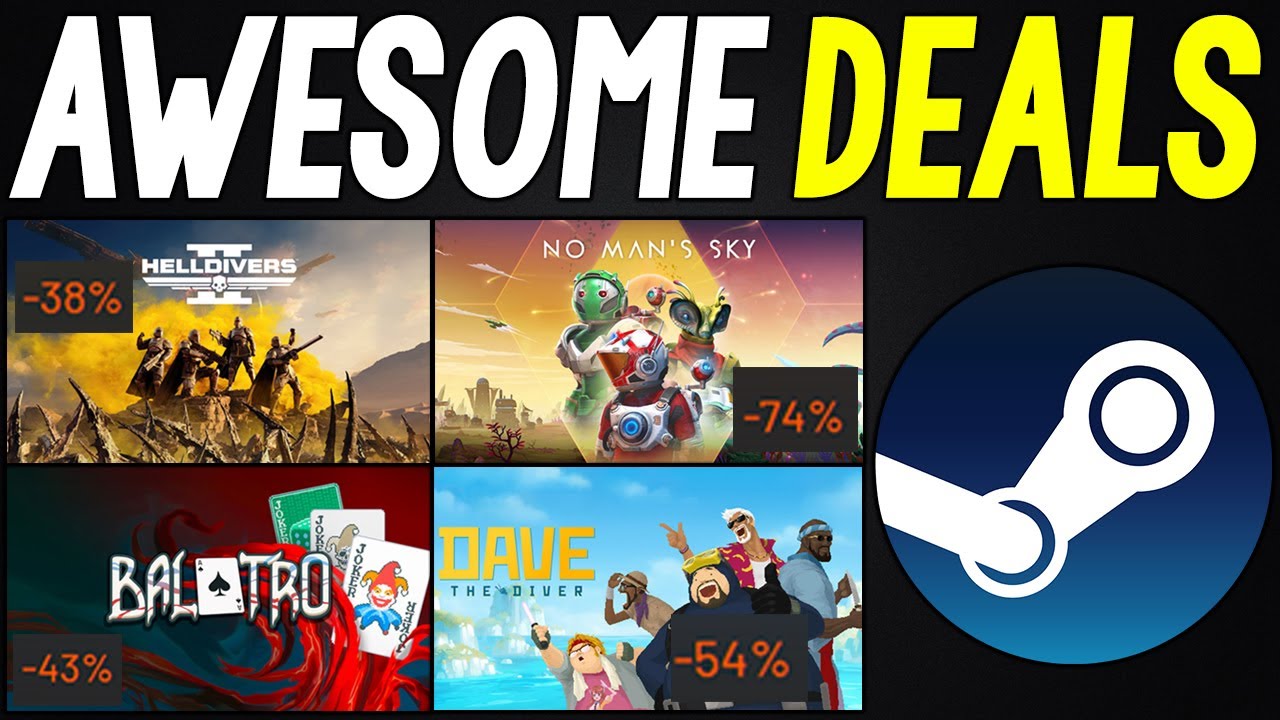 Absolutely AWESOME Steam Game Deals - TONS of Games CHEAP! - YouTube