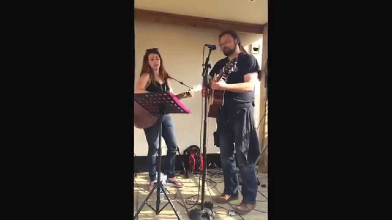 The gorgeous Emily Rowcliffe and Gez Gold (jamming at our last pub) but ...