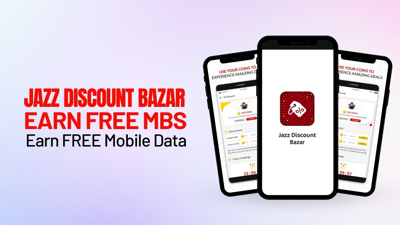 Jazz Discount Bazar | Earn Free MBs | Earn FREE Mobile Data - YouTube